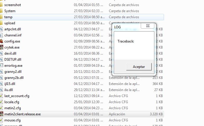 Binary Problem Traceback Questions And Answers Metin2 Dev 1098