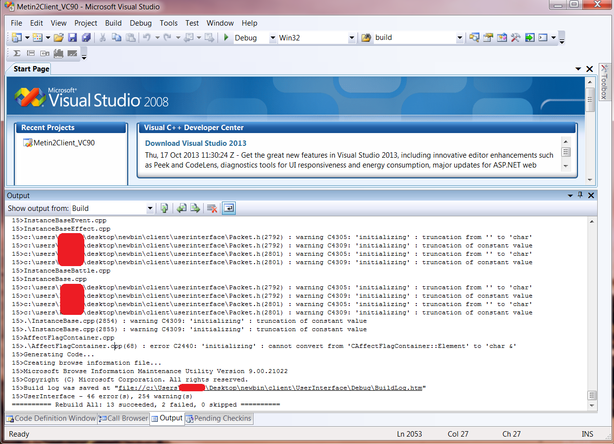 How To Compile Client Binary Page 13 Guides And Howto Metin2 Dev 3290