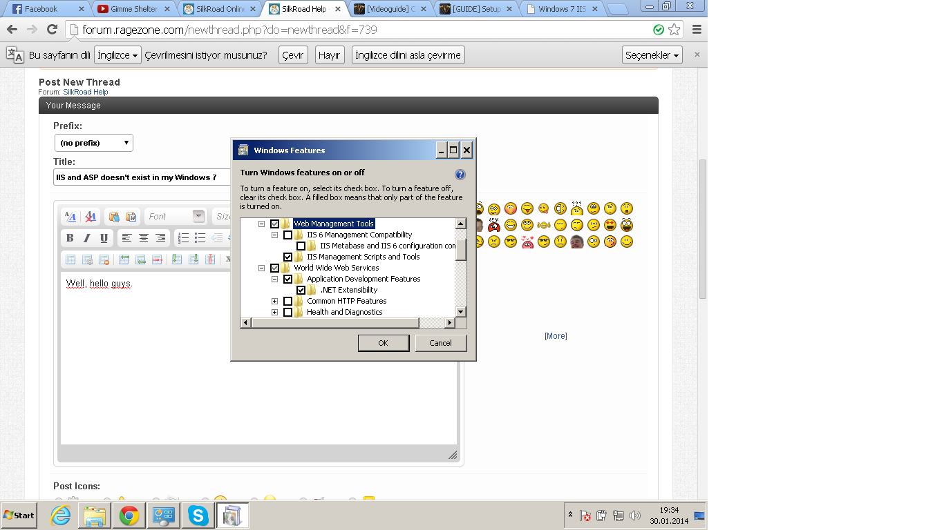 Iis And Asp Doesnt Exist In My Windows 7 Ragezone Mmo Development 6293