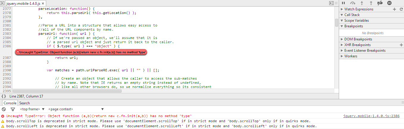 Uncaught Typeerror Object Function A B {it A B