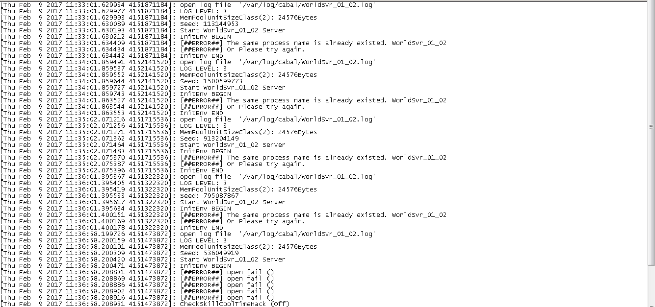 What's the possible cause of this error | RaGEZONE - MMO Development Forums