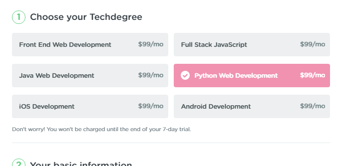 Anybody trying the new Treehouse Techdegree for Python Web Development ...